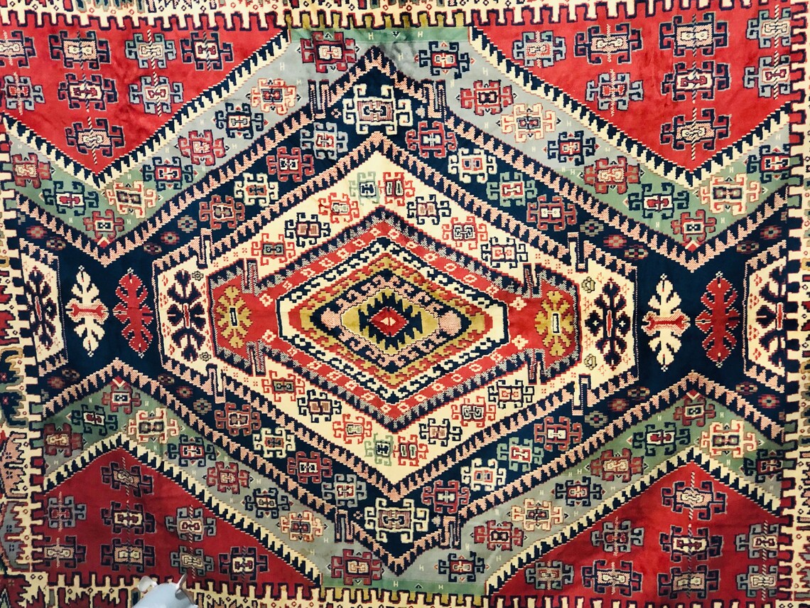 Soviet Plush Carpet Bedspread Tapestry Carpet Vintage Wall - Etsy