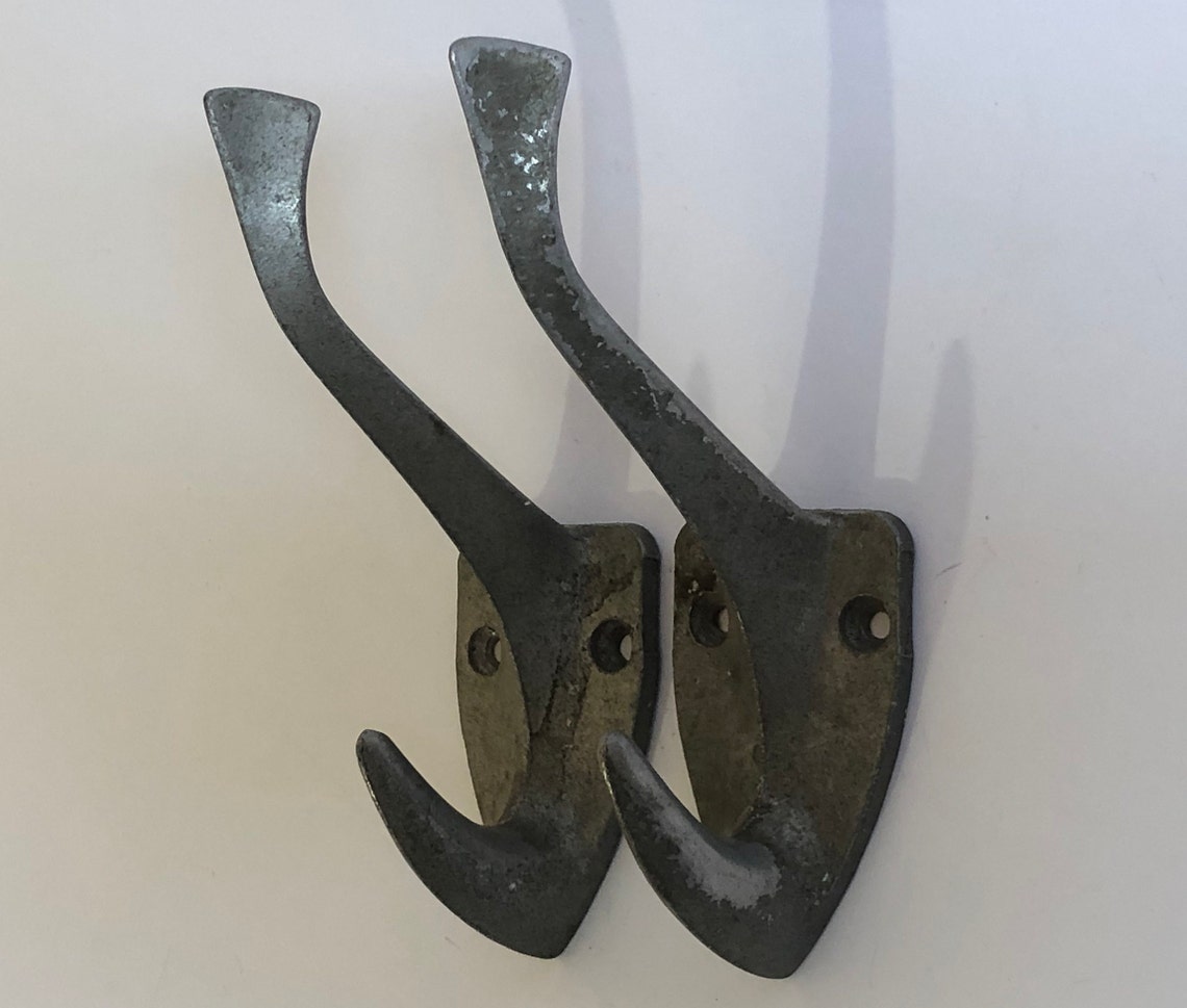 Set of 2 Soviet Wall Hooks. Soviet Coat Hook. Metal Wall Hook. - Etsy