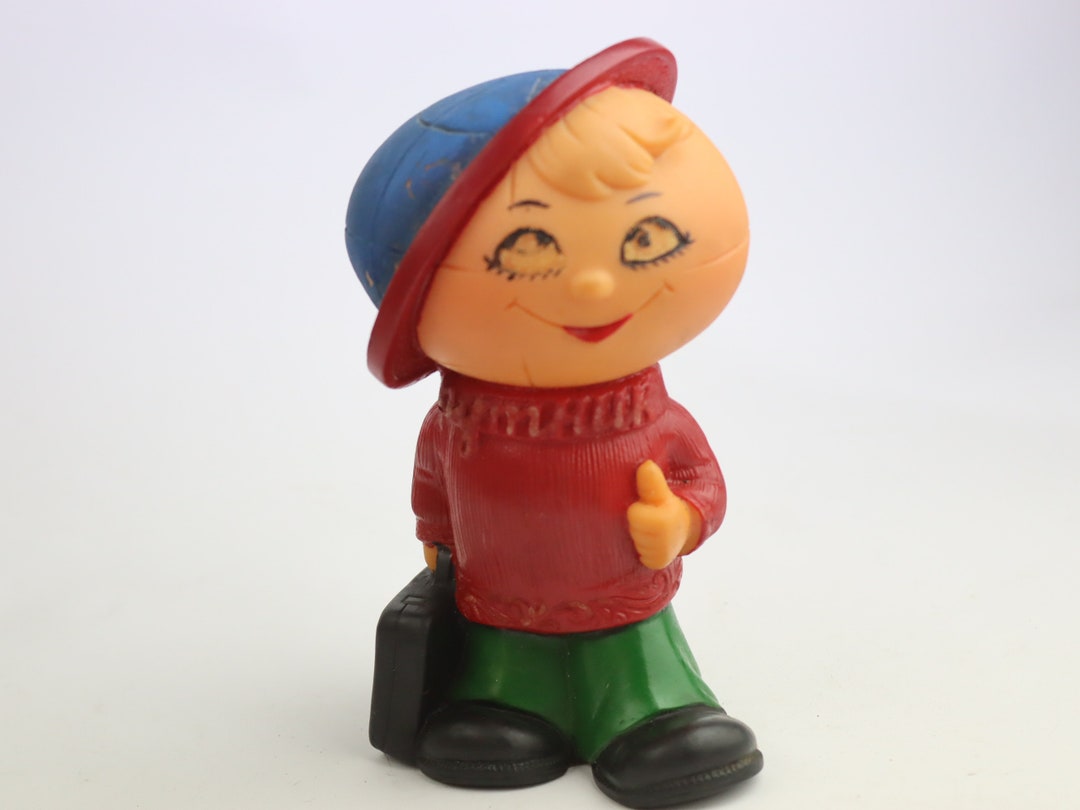 17 Cm Rare Soviet Rubber Sputnik Toy, Ussr Tour, Trip, Voyag, Ussr Doll ...