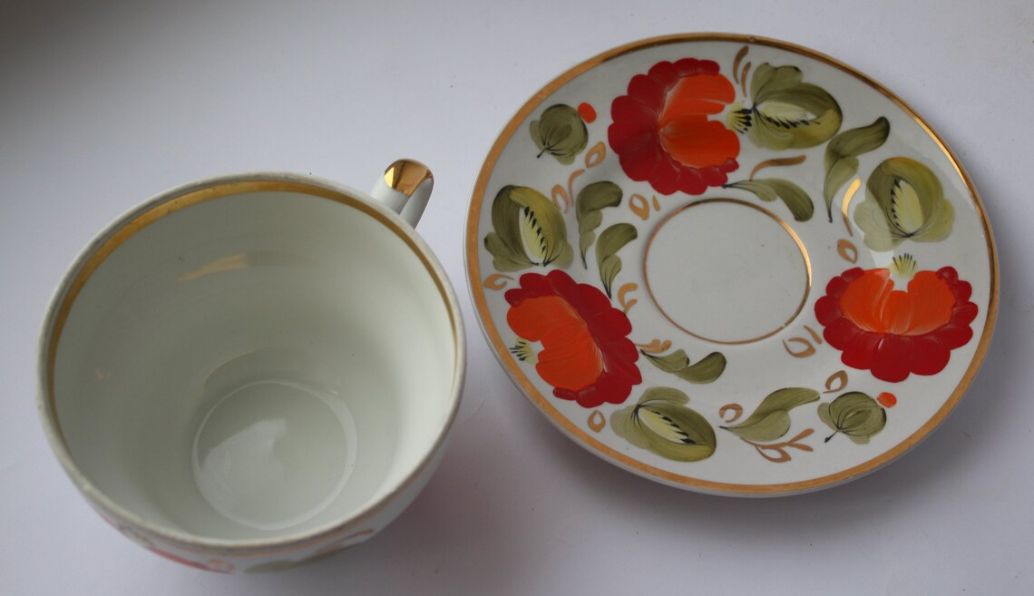 Big Soviet Tea Mug Vintage Cup Vintage Mug Soviet Coffee - Etsy