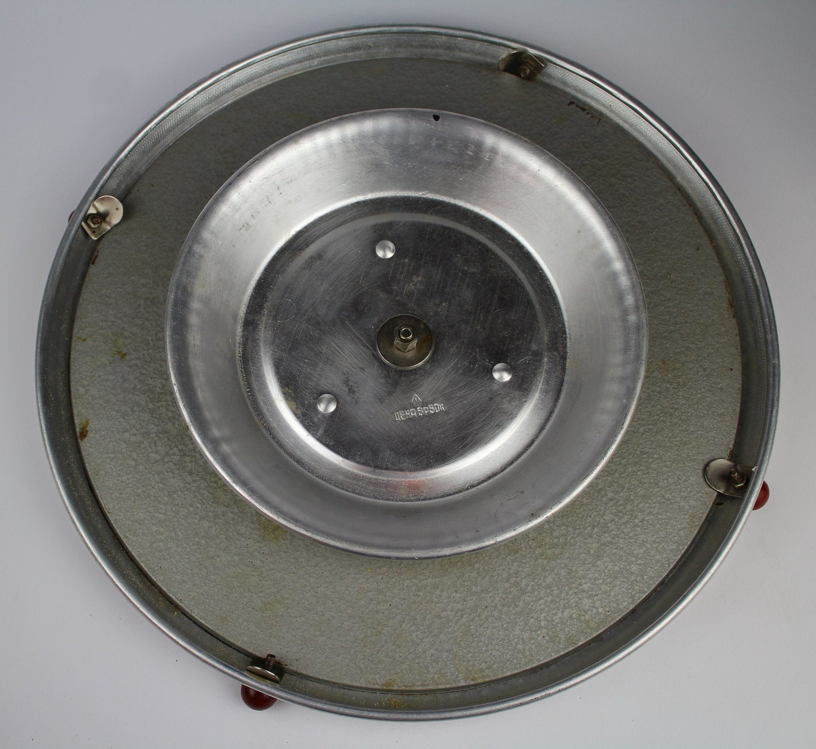 Soviet Cake Dish Vintage Rotating Pie Platter Pizza Stand | Etsy