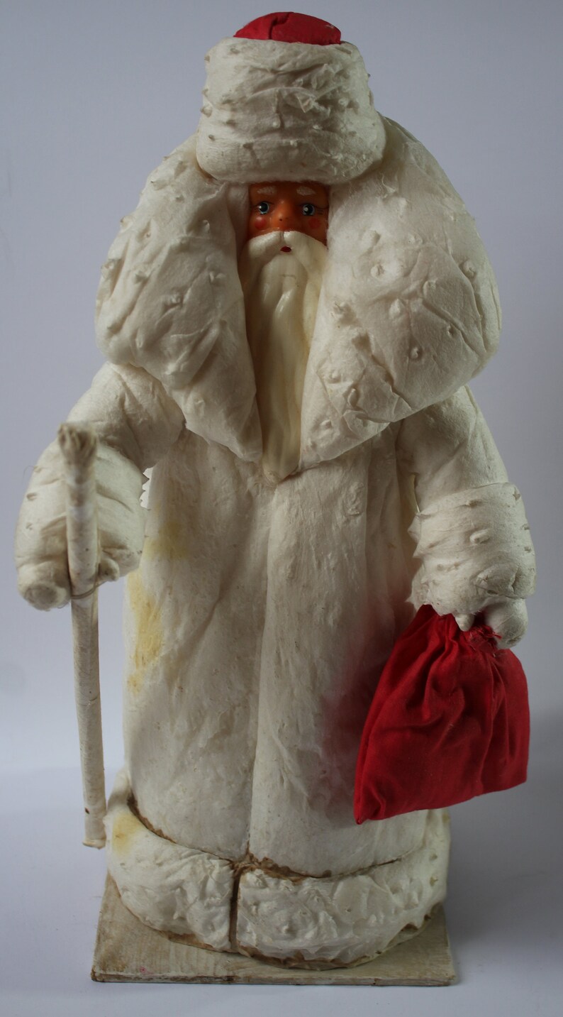 Soviet Ded Moroz, Ded Moroz, Soviet Vintage Santa Claus, Snow Maiden ...