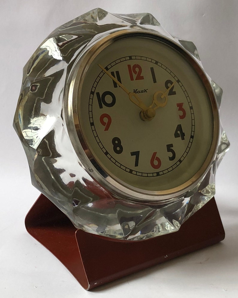 NEW Soviet Clock MAYAK. Vintage Desk Clock. Mechanical Clock - Etsy