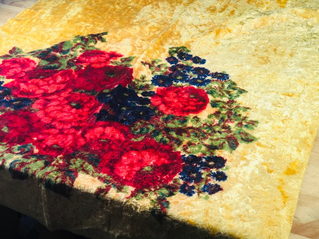 Soviet Plush TV Mat, Velvet Carpet, Vintage Rustic Carpet, Vintage Kids ...