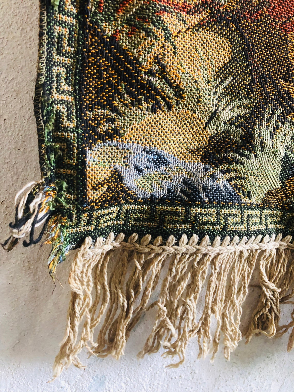 Vintage Gobelin Carpet, Tapestry Carpet, Vintage Wall Carpet, Bedspread ...