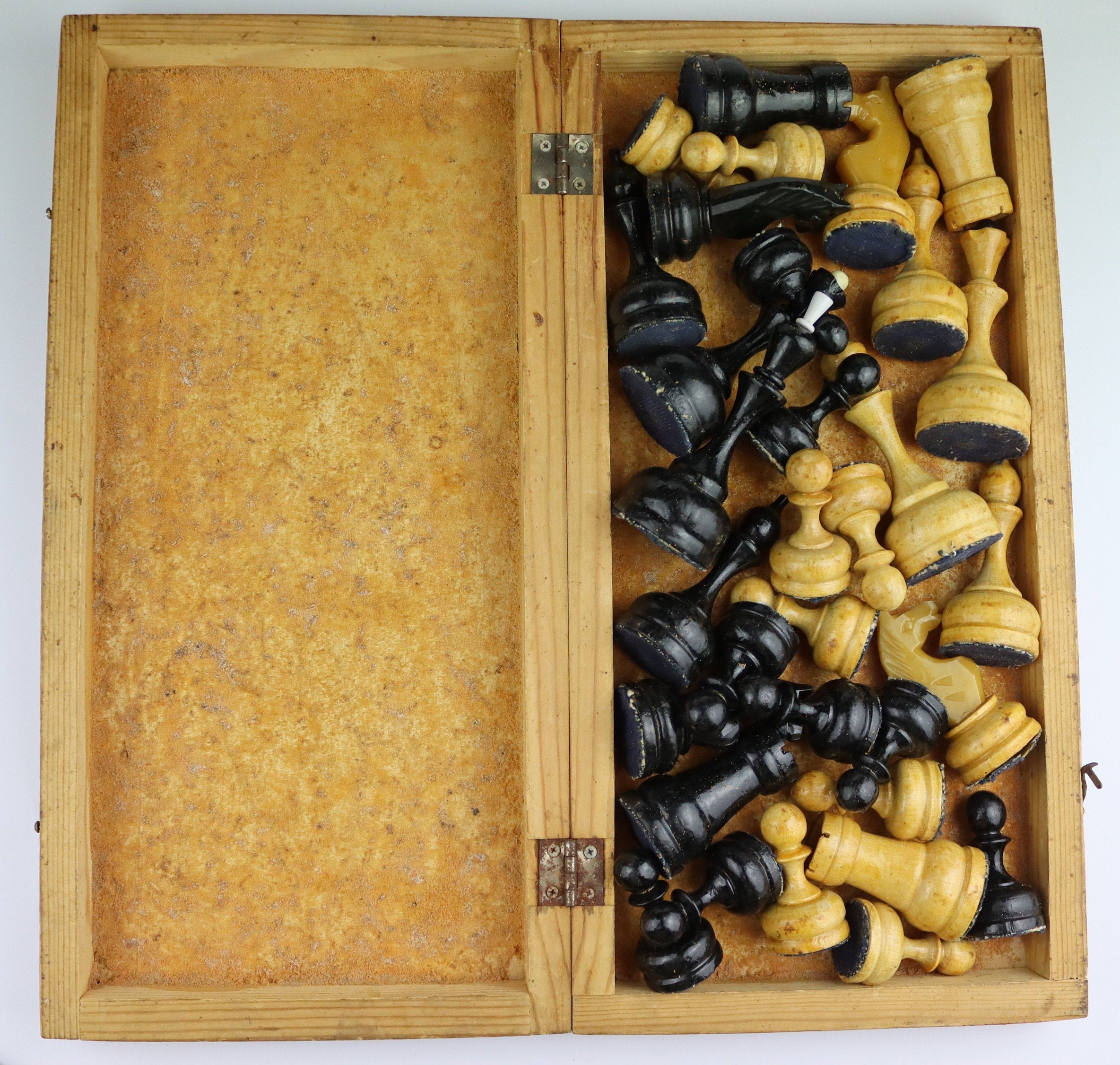 Soviet chess. Soviet Wooden chess. Vintage tournament chess | Etsy