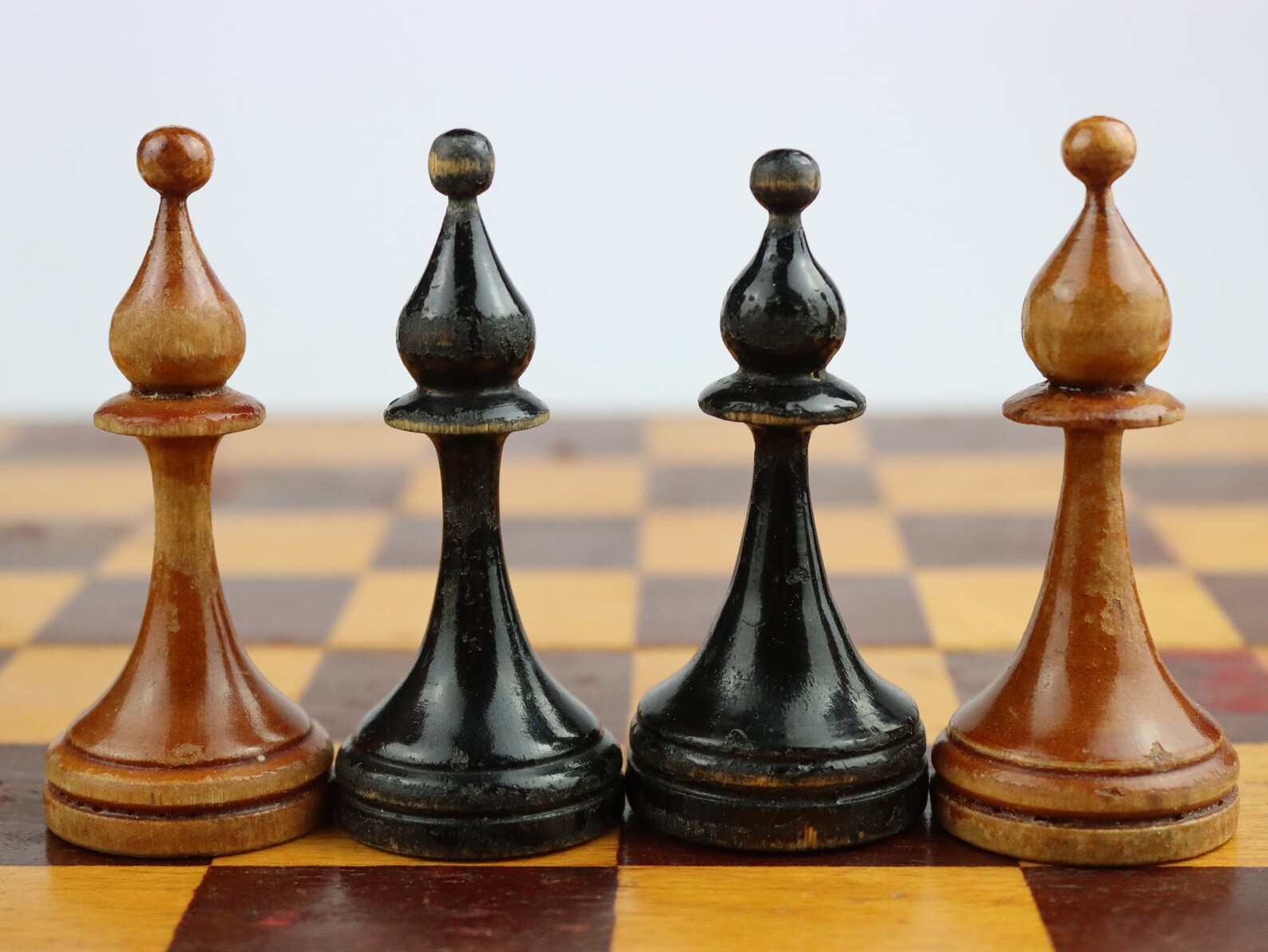 Soviet chess. USSR Wooden chess. Wooden soviet chess set. | Etsy