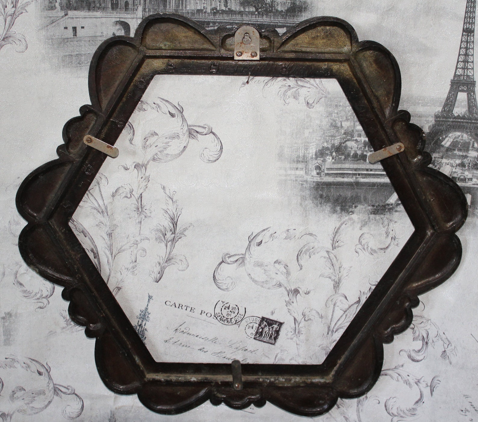 Soviet Mirror Frame, Vintage Mirror Frame, Soviet Rustic Wall Decor ...