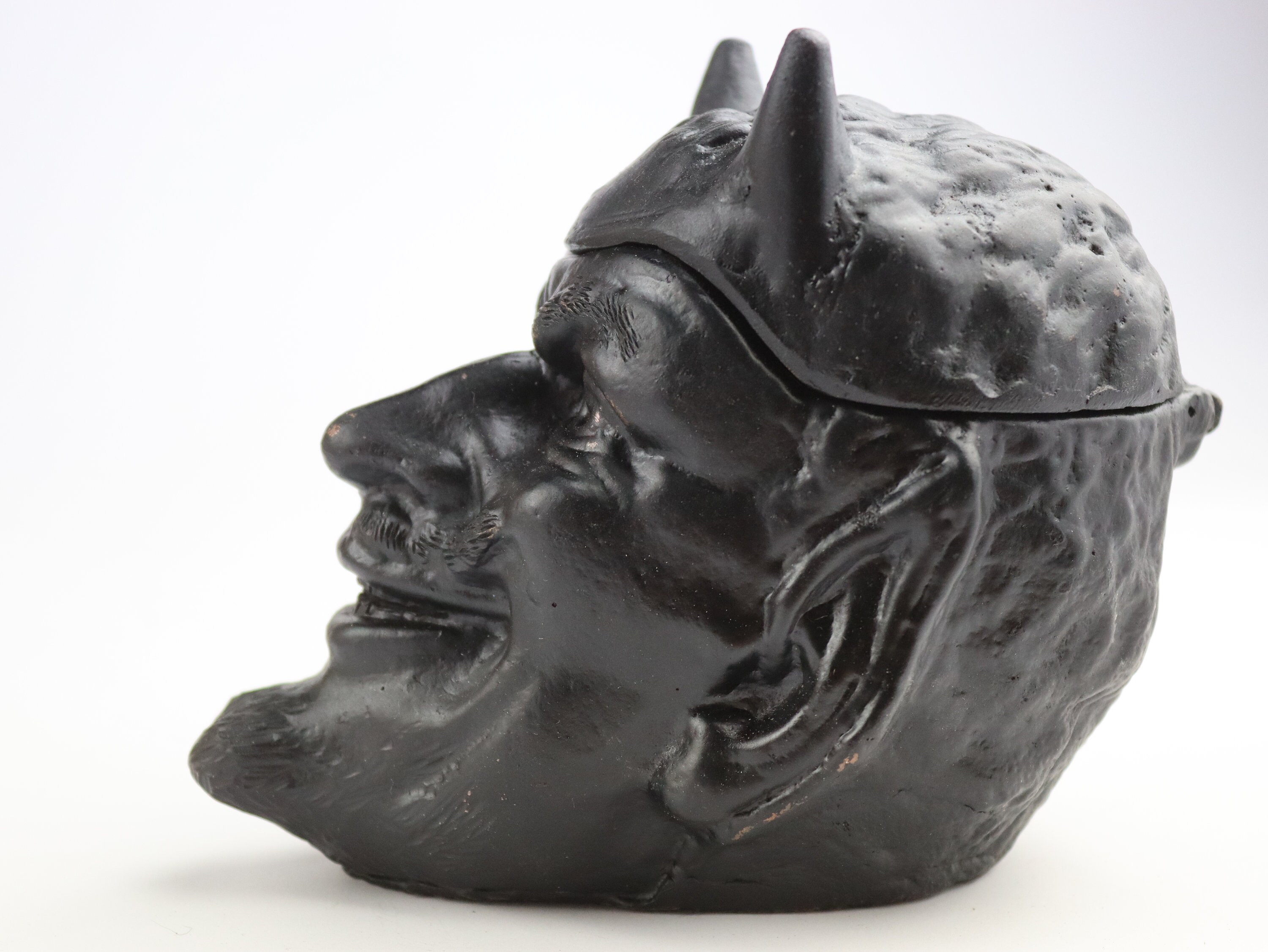 Very rare Soviet metal devil face. ashtray devil. figurine | Etsy