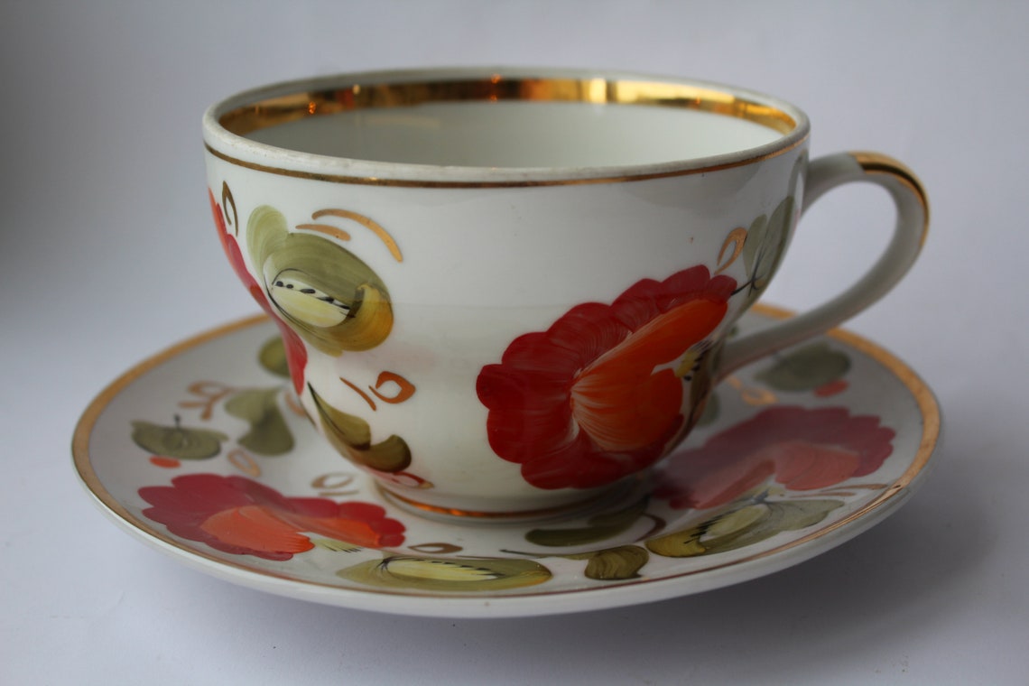 Big Soviet Tea Mug Vintage Cup Vintage Mug Soviet Coffee | Etsy