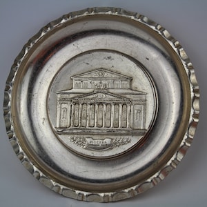 Rare Soviet Wall Decor Moscow. Grand Theatre. Vintage Souvenir ...