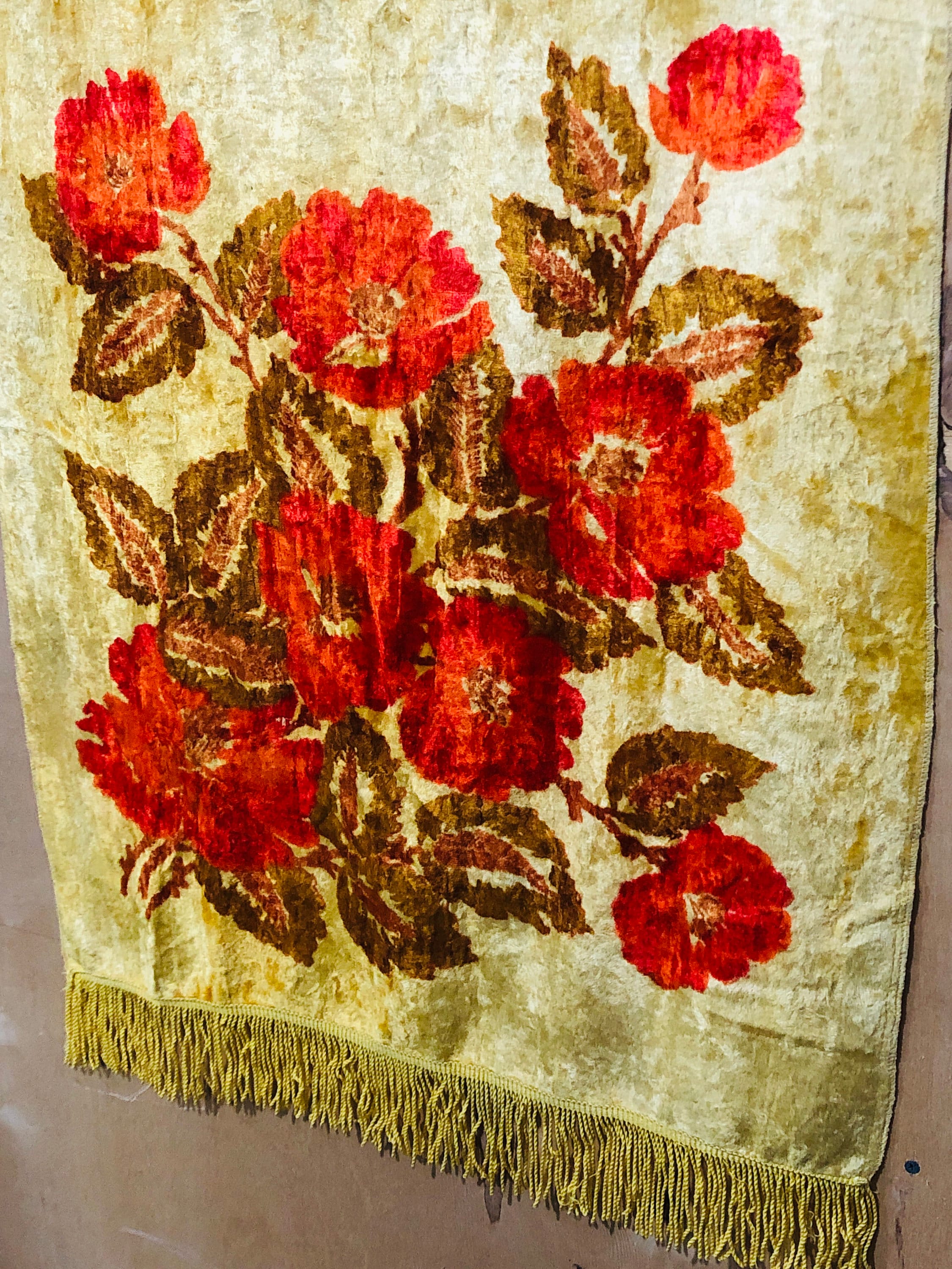 Soviet Plush TV Mat Velvet Carpet Vintage Rustic Carpet | Etsy