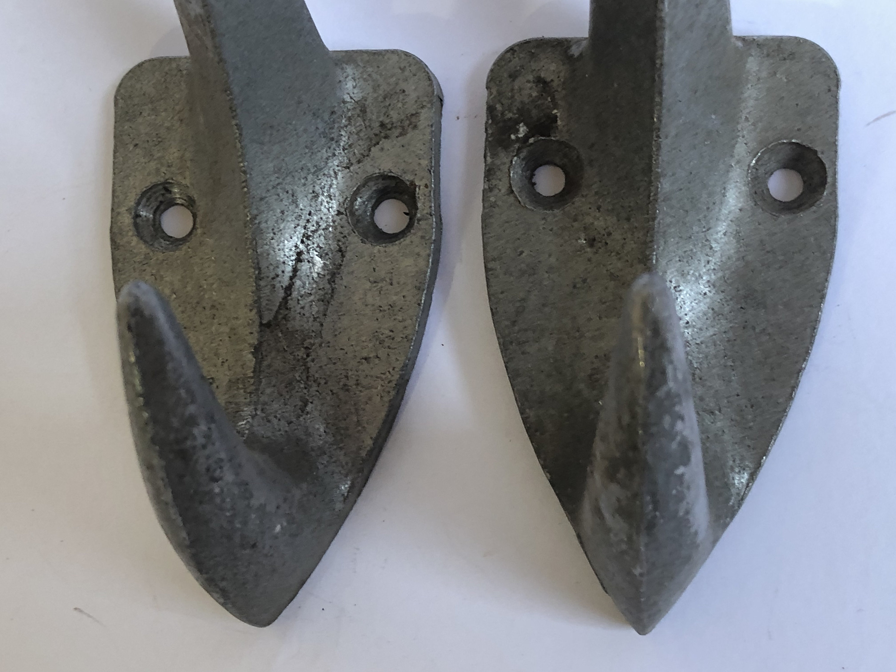 Set of 2 Soviet wall hooks. Soviet coat hook. Metal wall hook. | Etsy