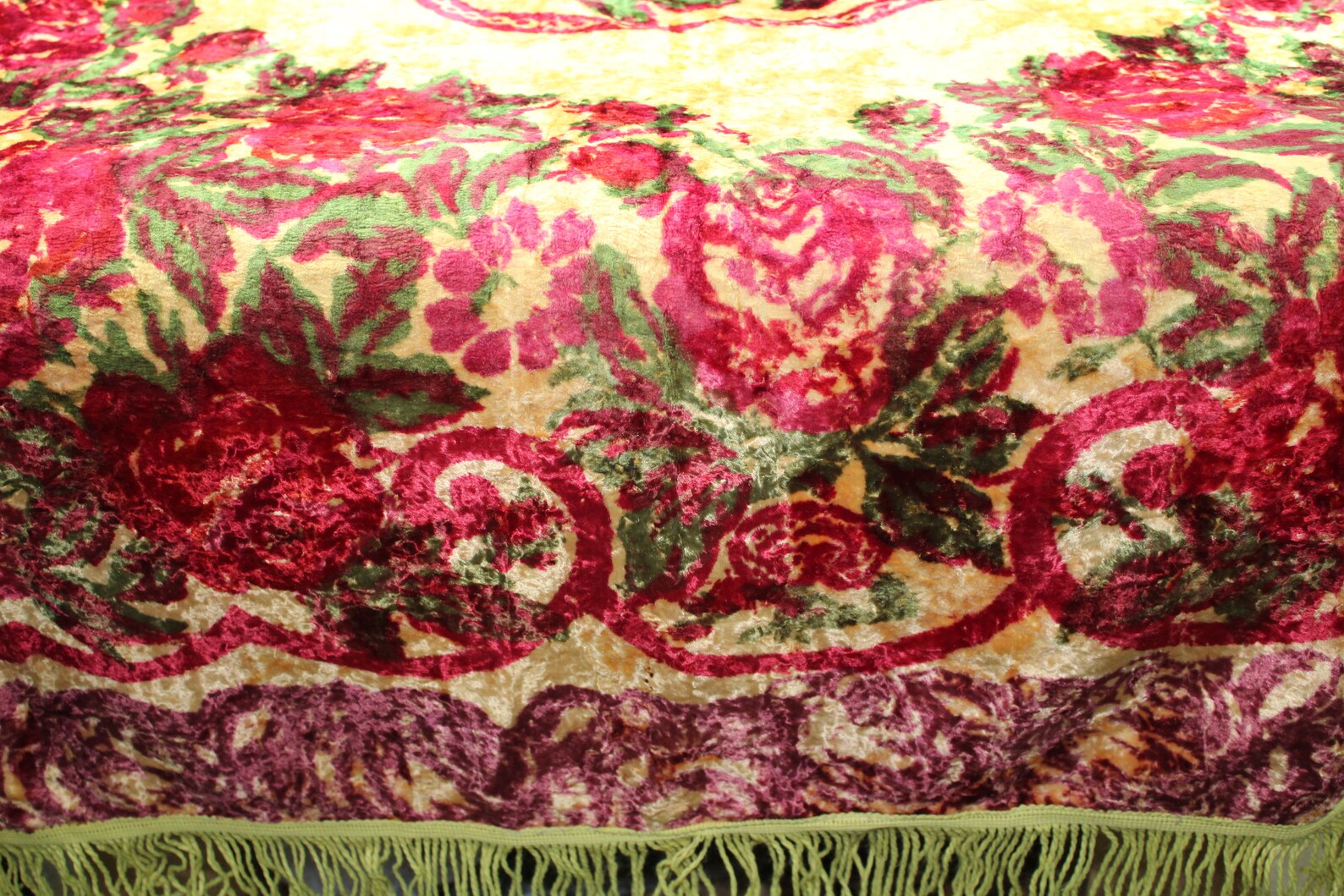 Soviet Plush Tablecloth Vintage Tablecloth Rustic Carpet | Etsy