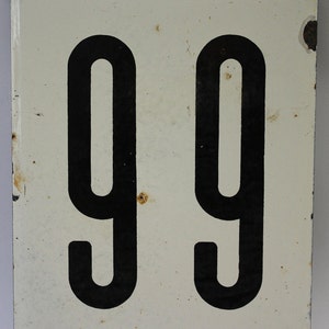 Big Soviet Nameplate Sixty Six, Ninety Nine, 66, 99. Vintage Nameplate ...