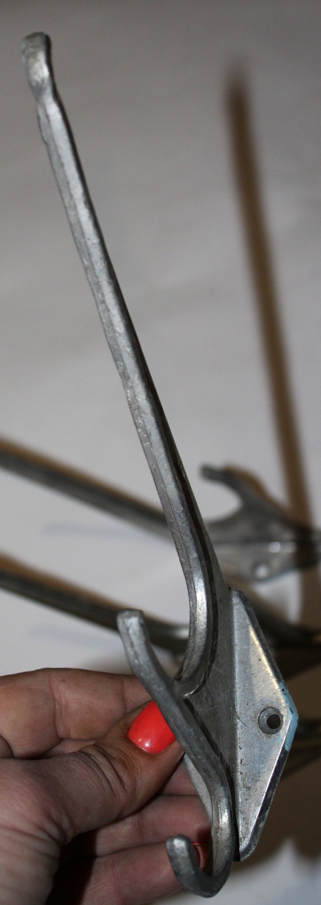 Set of 4 Soviet Triple Wall Hooks. Soviet Coat Hook. Metal | Etsy