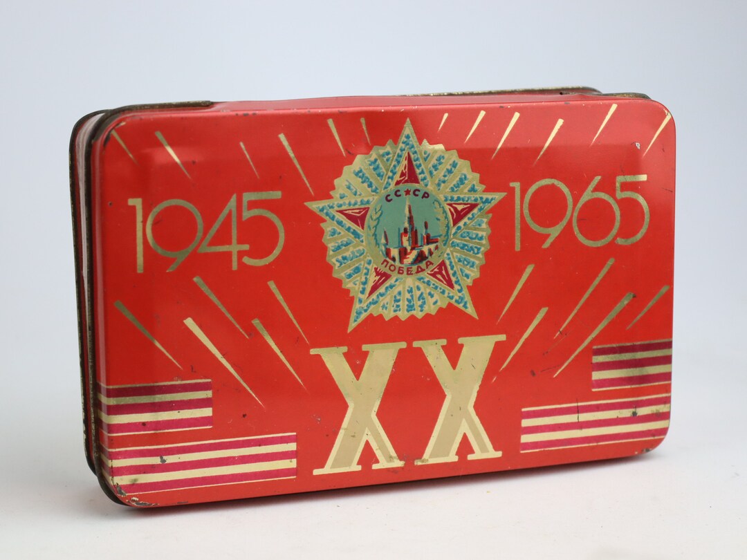 1965 Very Rare Soviet Tin Box 20th Anniversary Victory in the Great ...