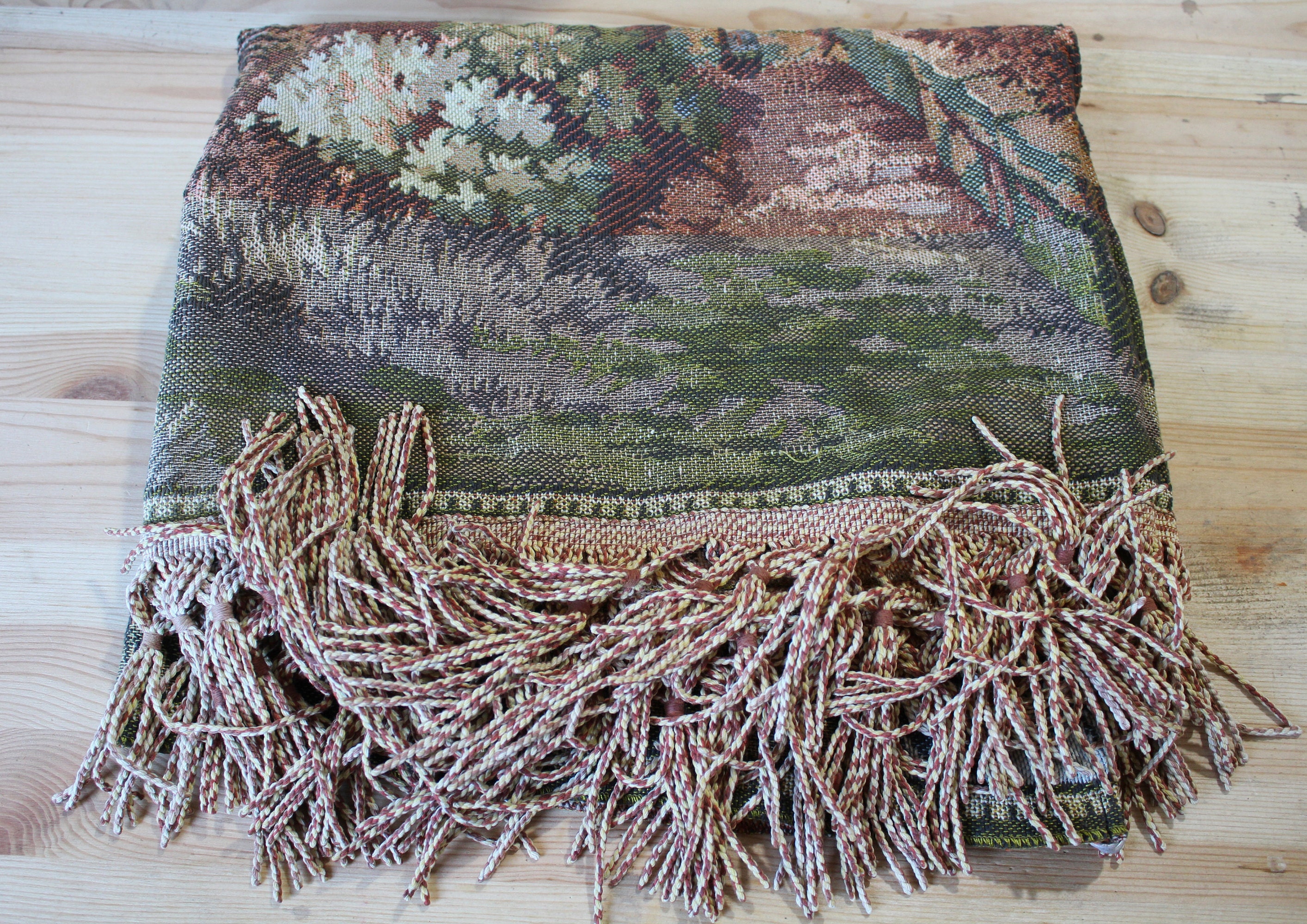 Vintage Gobelin Carpet, Tapestry Carpet, Vintage Wall Carpet, Bedspread ...