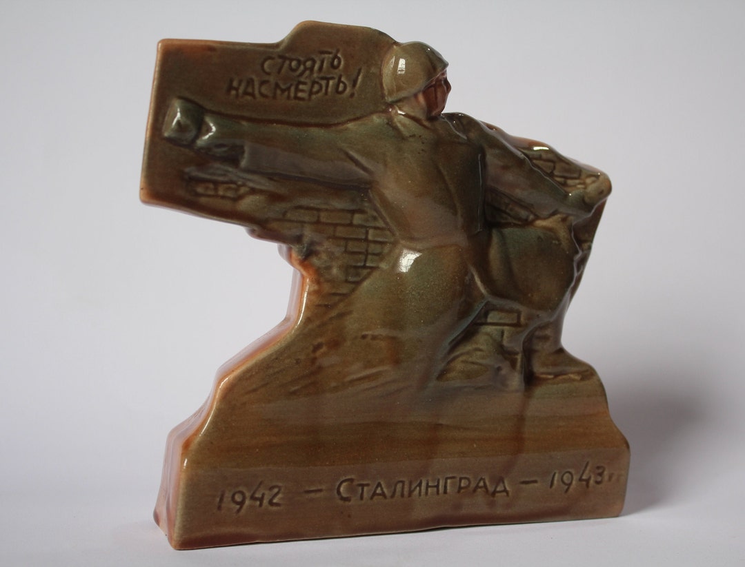 Soviet Desk Souvenir Soviet Soldier. Vintage Desk Souvenir. Memorabilia ...