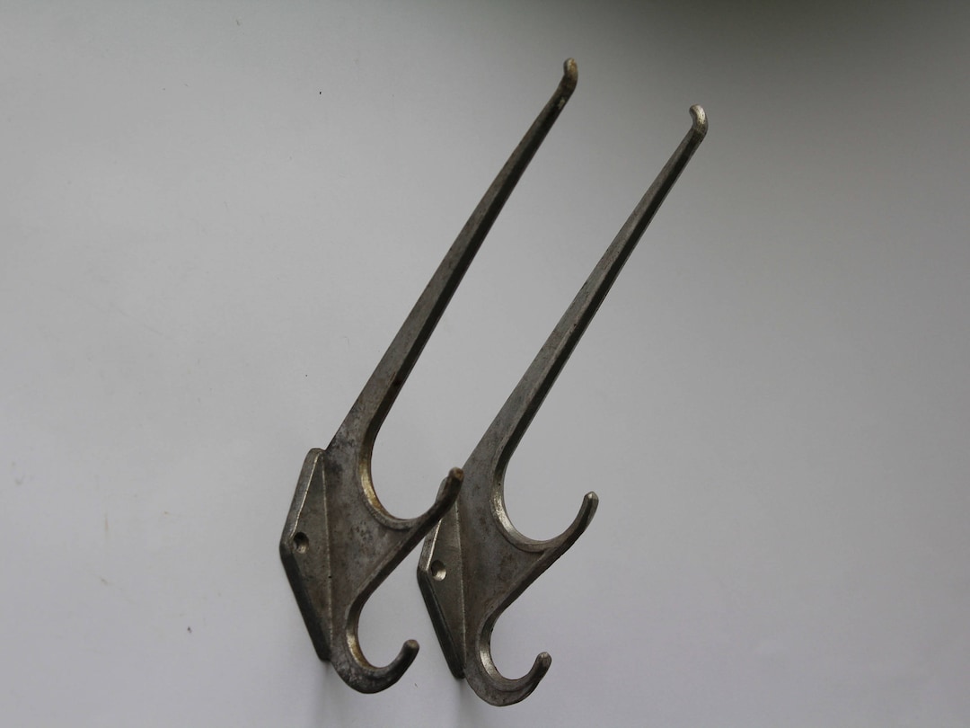 Set of 2 Soviet Triple Wall Hooks. Soviet Coat Hook. Metal Wall Hook ...