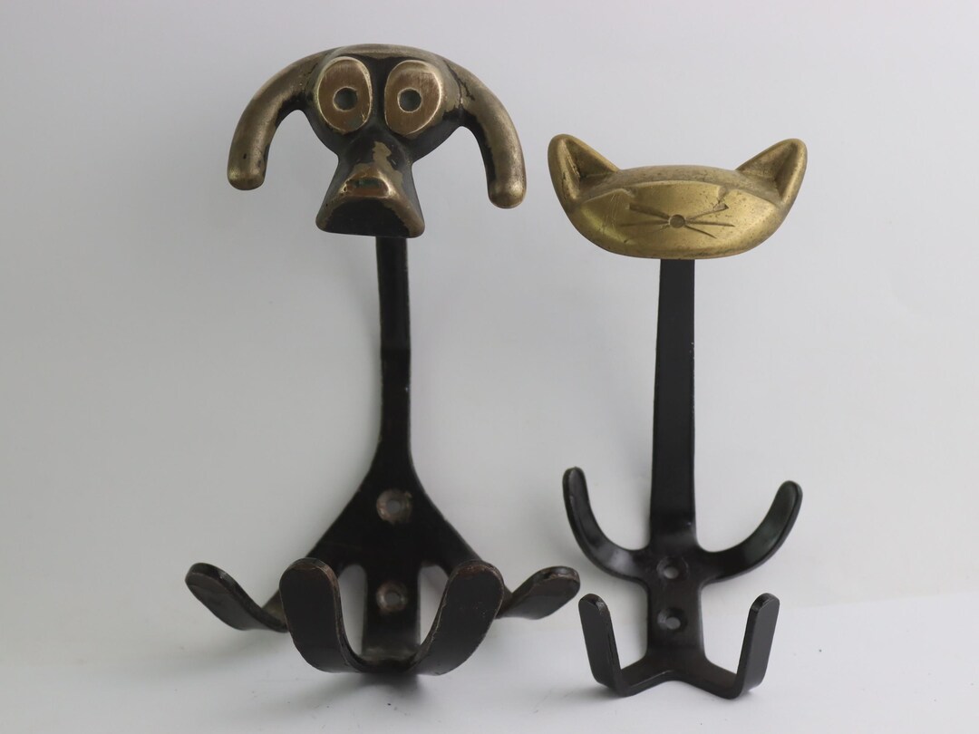 Soviet Wall Hooks Dog and Cat. Hook Dog. Hook Cat. Ussr Coat Hook ...