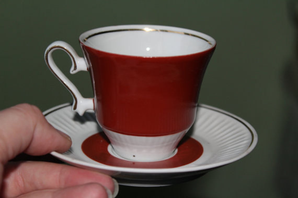 Soviet Coffee Set for 2 Persons Soviet Tea Set Soviet | Etsy