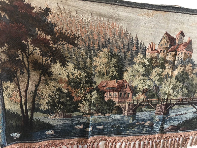 Vintage Gobelin Carpet Tapestry Carpet Vintage Wall Carpet - Etsy