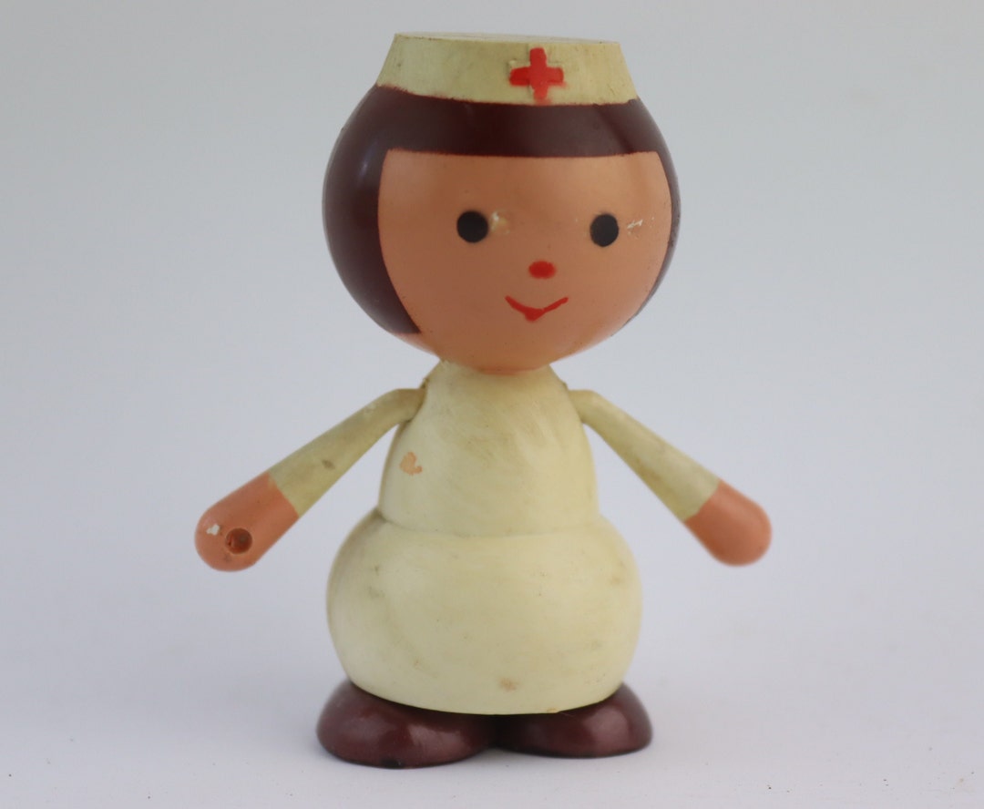 8 Cm Soviet Plastic Collectible Pupa Nurse, Vintage Figurine Toy ...
