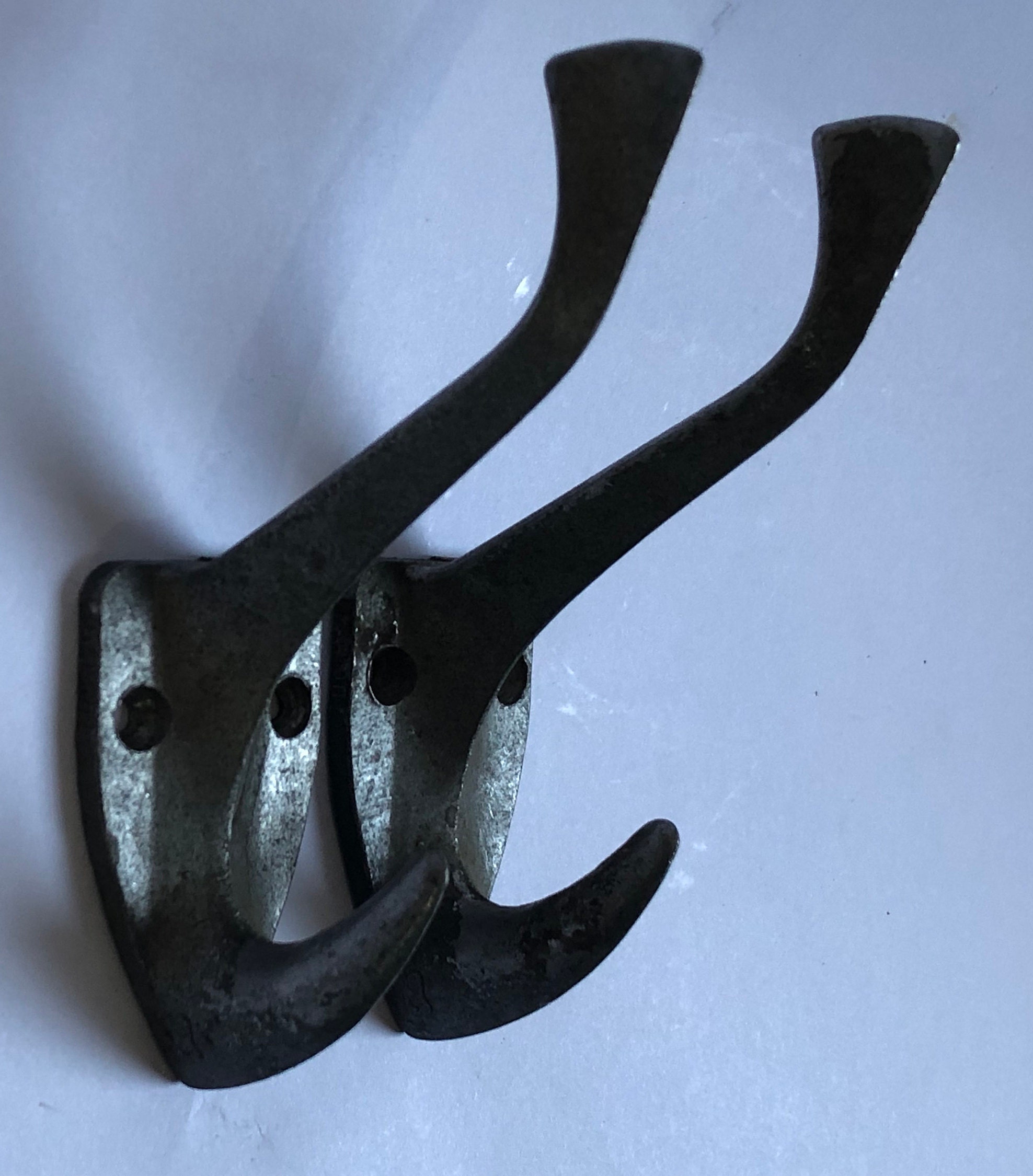 Set of 2 Soviet wall hooks. Soviet coat hook. Metal wall hook. | Etsy