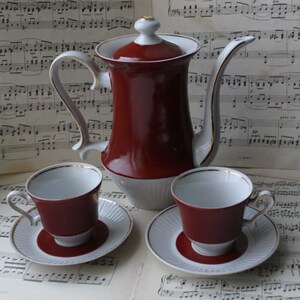 Soviet Coffee Set for 2 Persons Soviet Tea Set Soviet - Etsy