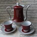 Soviet Coffee Set for 2 Persons Soviet Tea Set Soviet - Etsy
