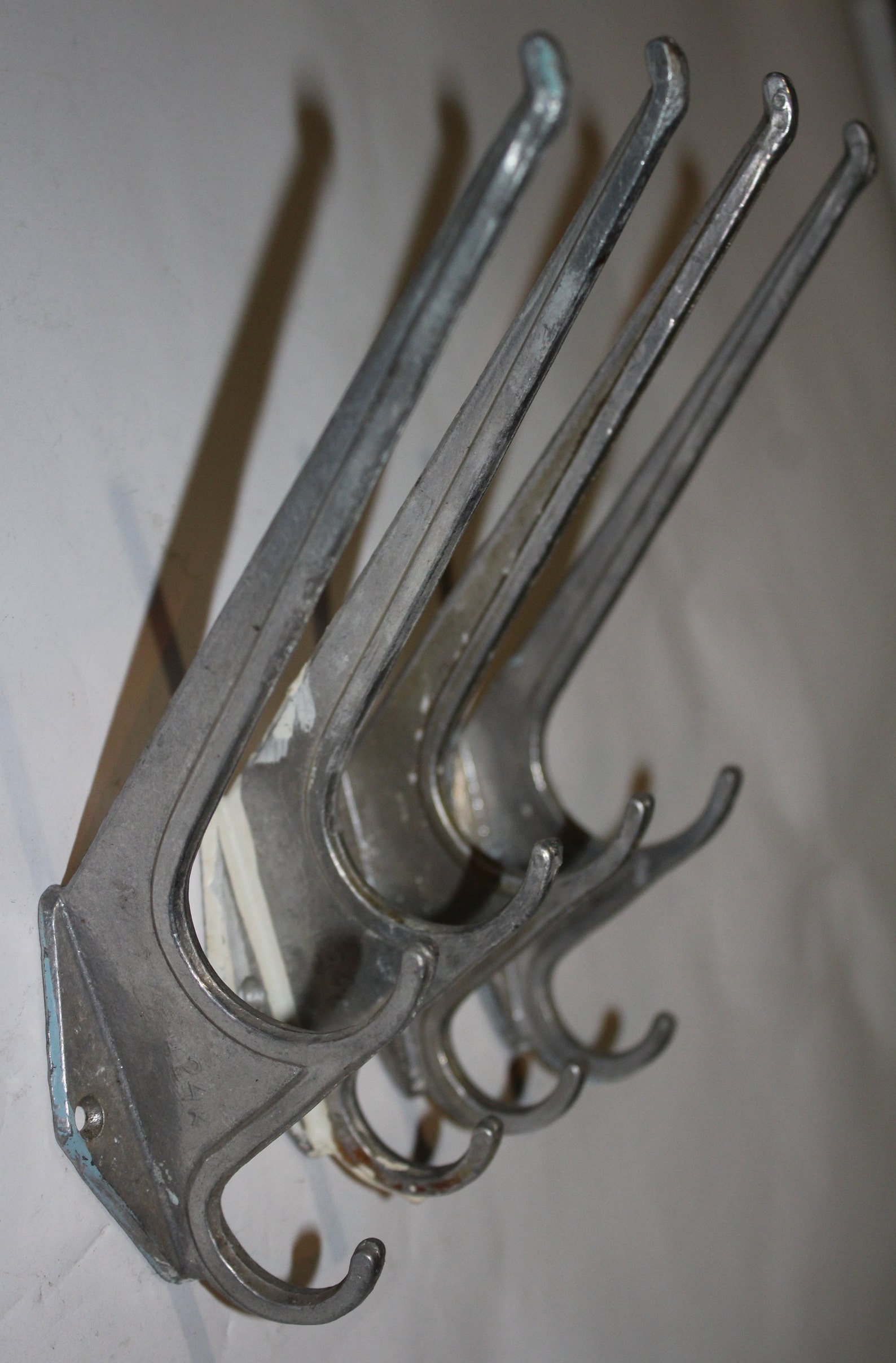 Set of 4 Soviet Triple Wall Hooks. Soviet Coat Hook. Metal | Etsy