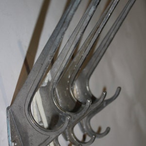 Set of 4 Soviet Triple Wall Hooks. Soviet Coat Hook. Metal - Etsy