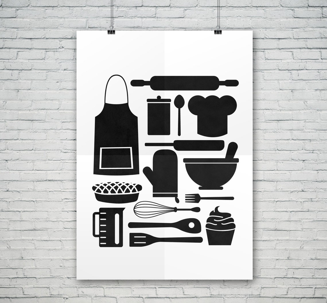 Instant Download! Kitchen Collage Digital Print - Etsy