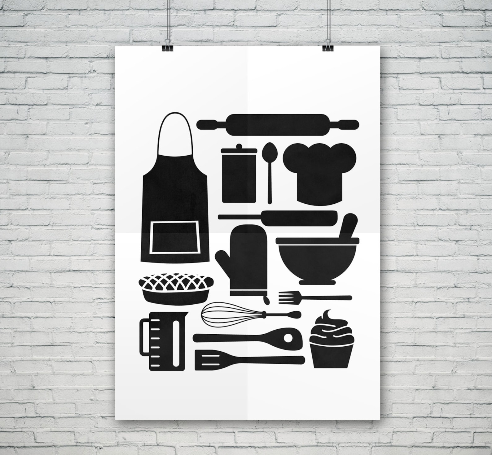Instant Download! Kitchen Collage Digital Print - Etsy