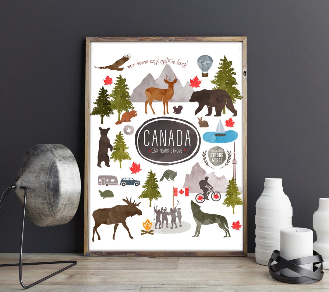 Instant Download! Canada 150 Years Strong - Digital File - Etsy Canada