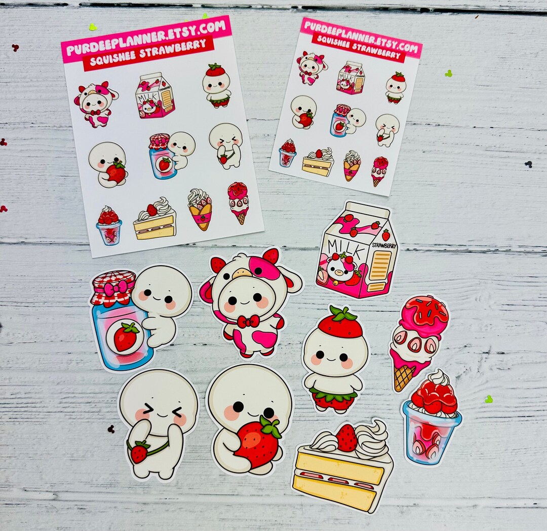 Squishee Strawberry Collection - Etsy