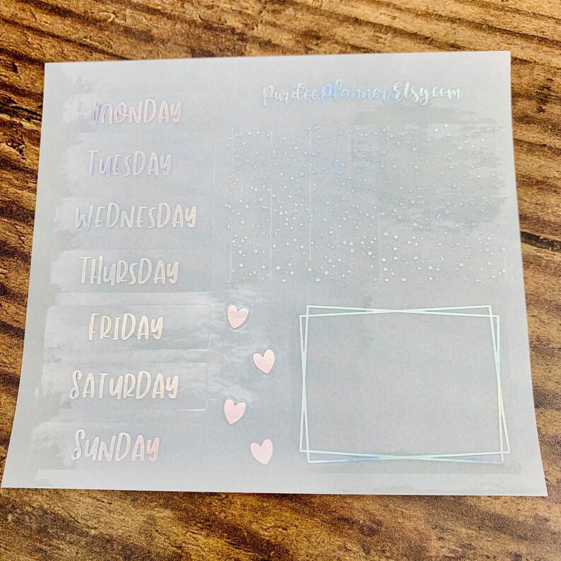 Real Foil Variety Overlay Sheet. Choose Your Foil Color. - Etsy