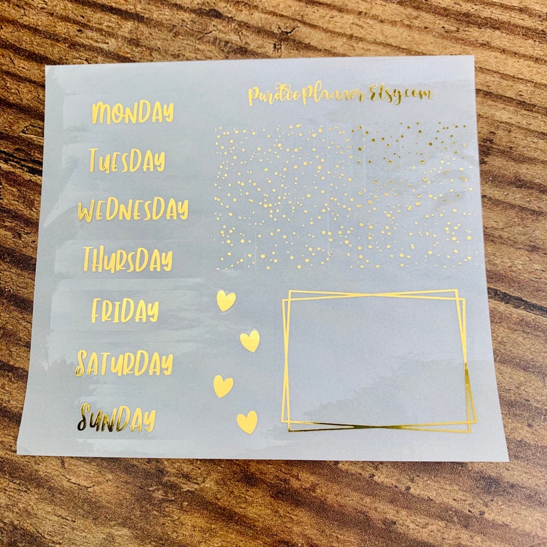 Real Foil Variety Overlay Sheet. Choose Your Foil Color. - Etsy