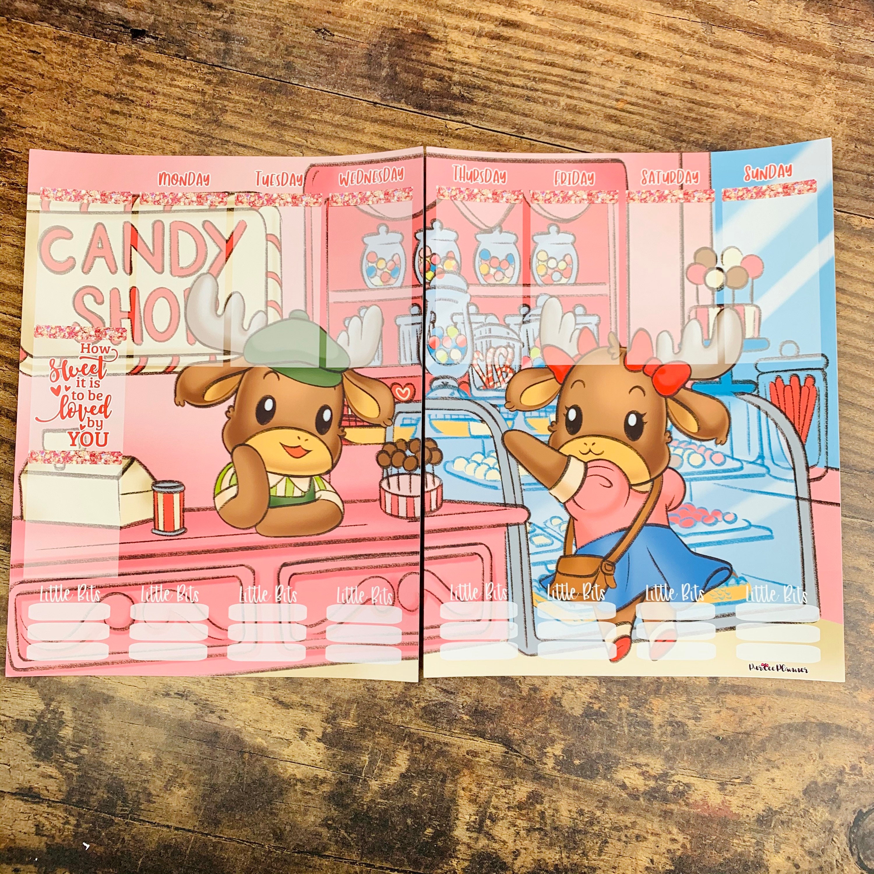 Candy Shop LARGE Full Cover Sticker Sheets Please Read - Etsy