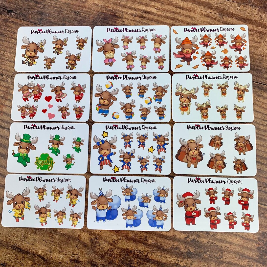 2018 Monthly Freebies Whole Set. - Etsy