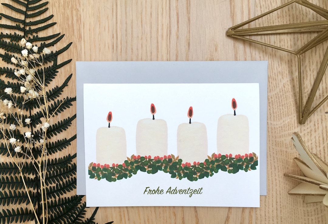 Advent Card, Greeting Cards, Advent Candles, Happy Advent, Christmas ...