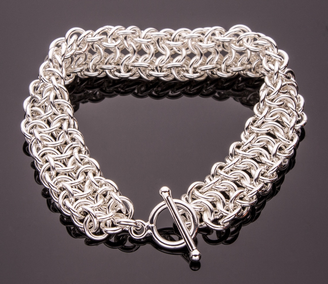 Vipera Berus 4n1 Chain Maille Bracelet Chain Maille Bracelet - Etsy