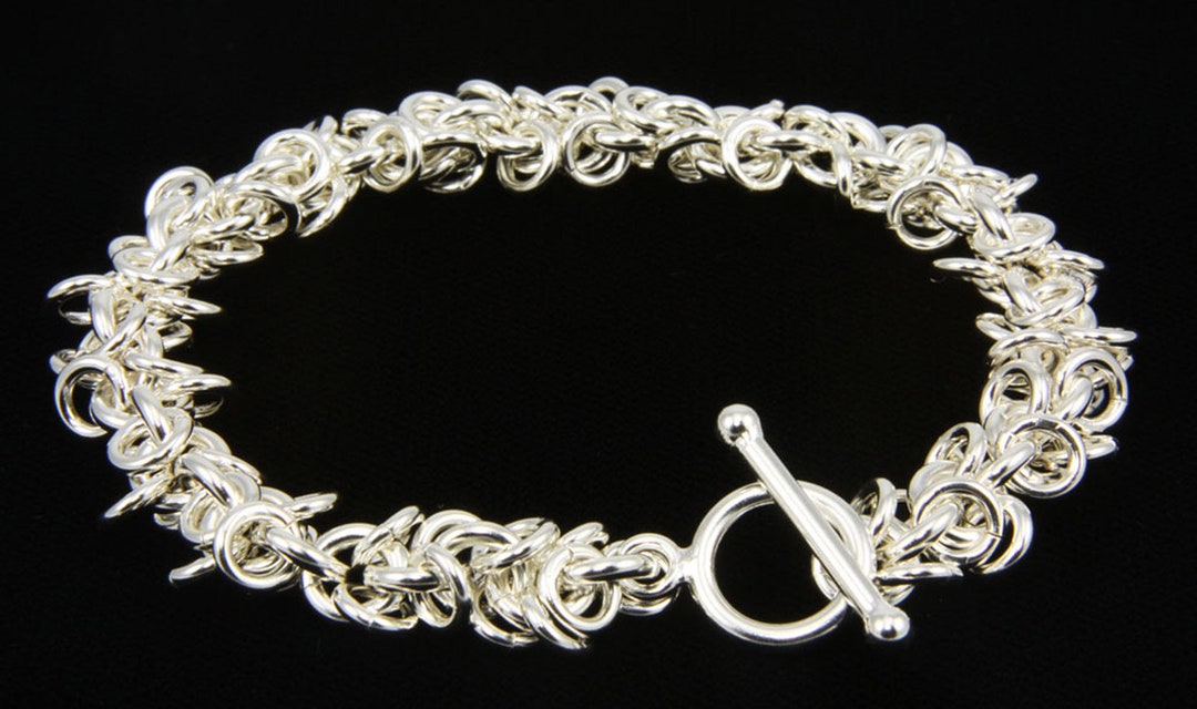 Floppy Loops Chain Maille Bracelet, Floppy Loops Sterling Silver ...