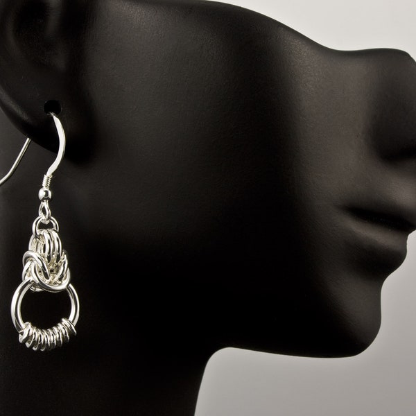 Chain Mail Earrings - Etsy