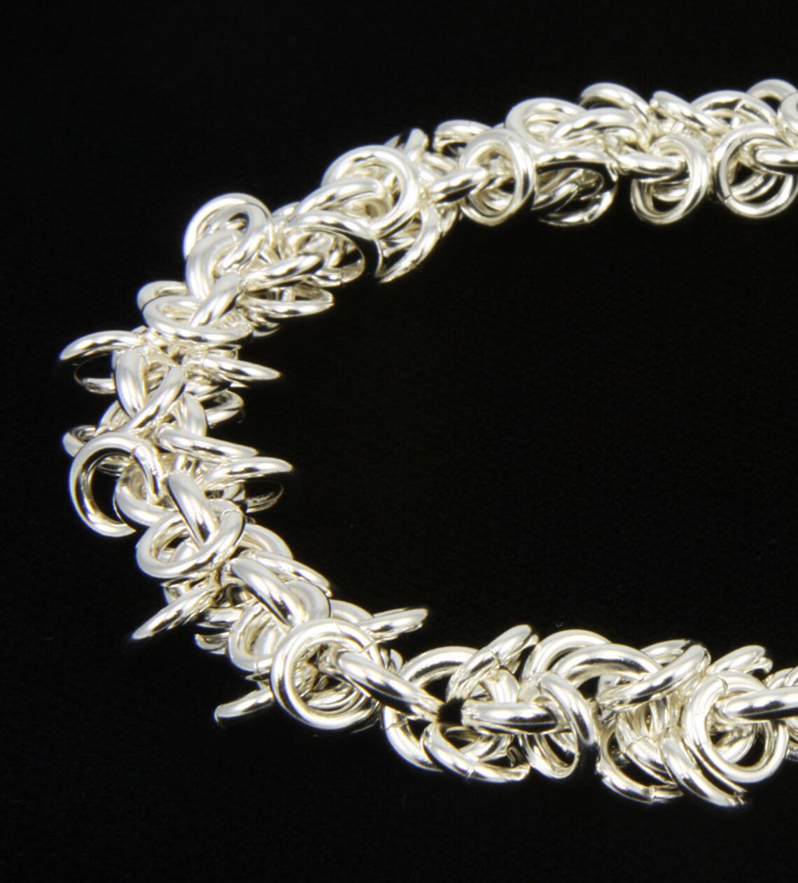 Floppy Loops Chain Maille Bracelet, Floppy Loops Sterling Silver ...