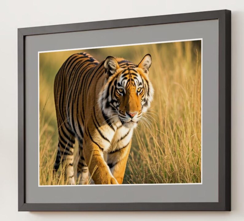 Powerful Tiger Digital Download Wildlife Wall Art Printable - Etsy