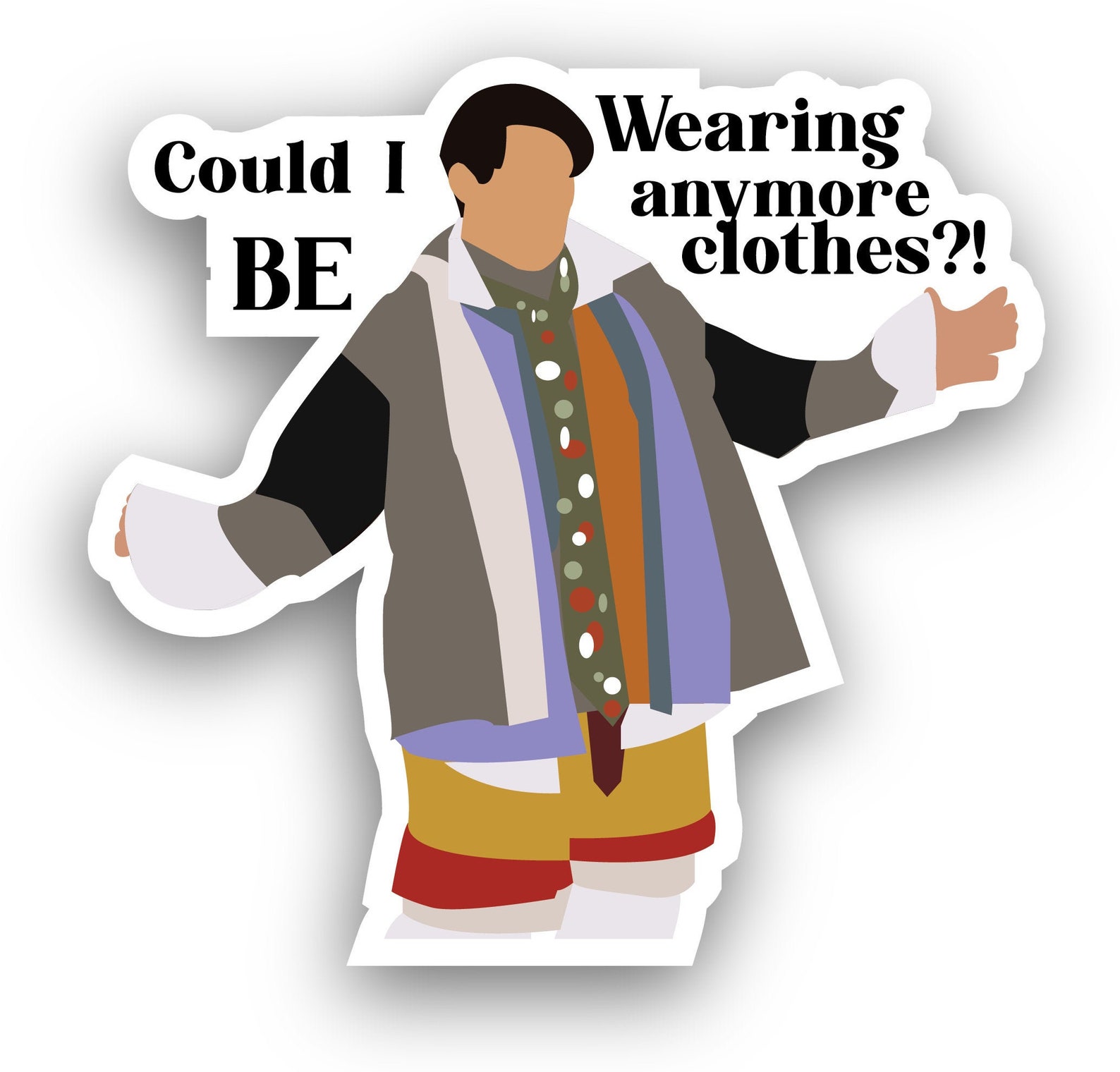 Joey Friends water resistant sticker | Etsy