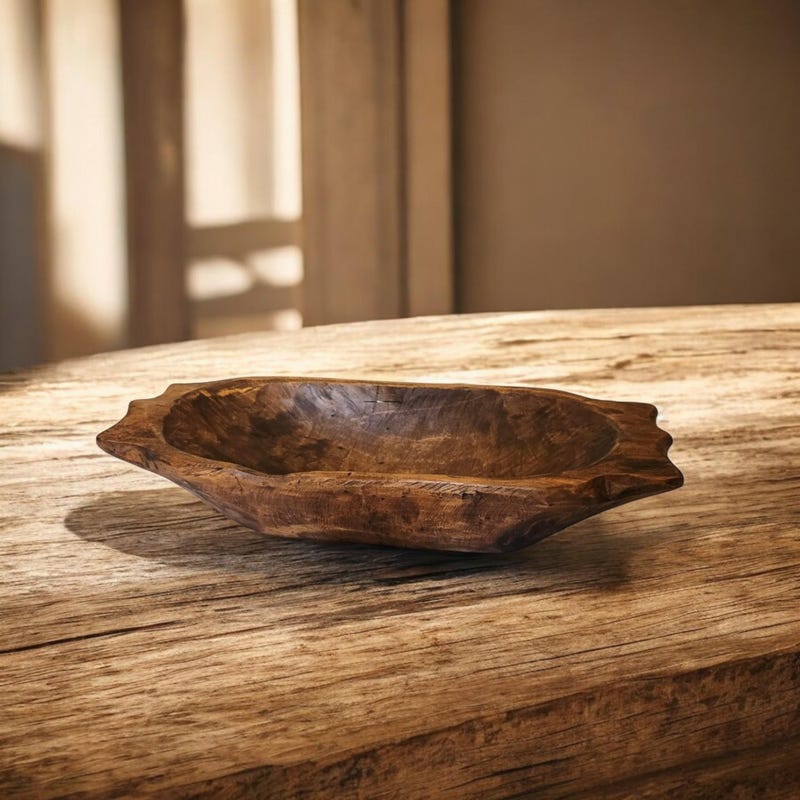 Rustic Wood Bowl - Etsy