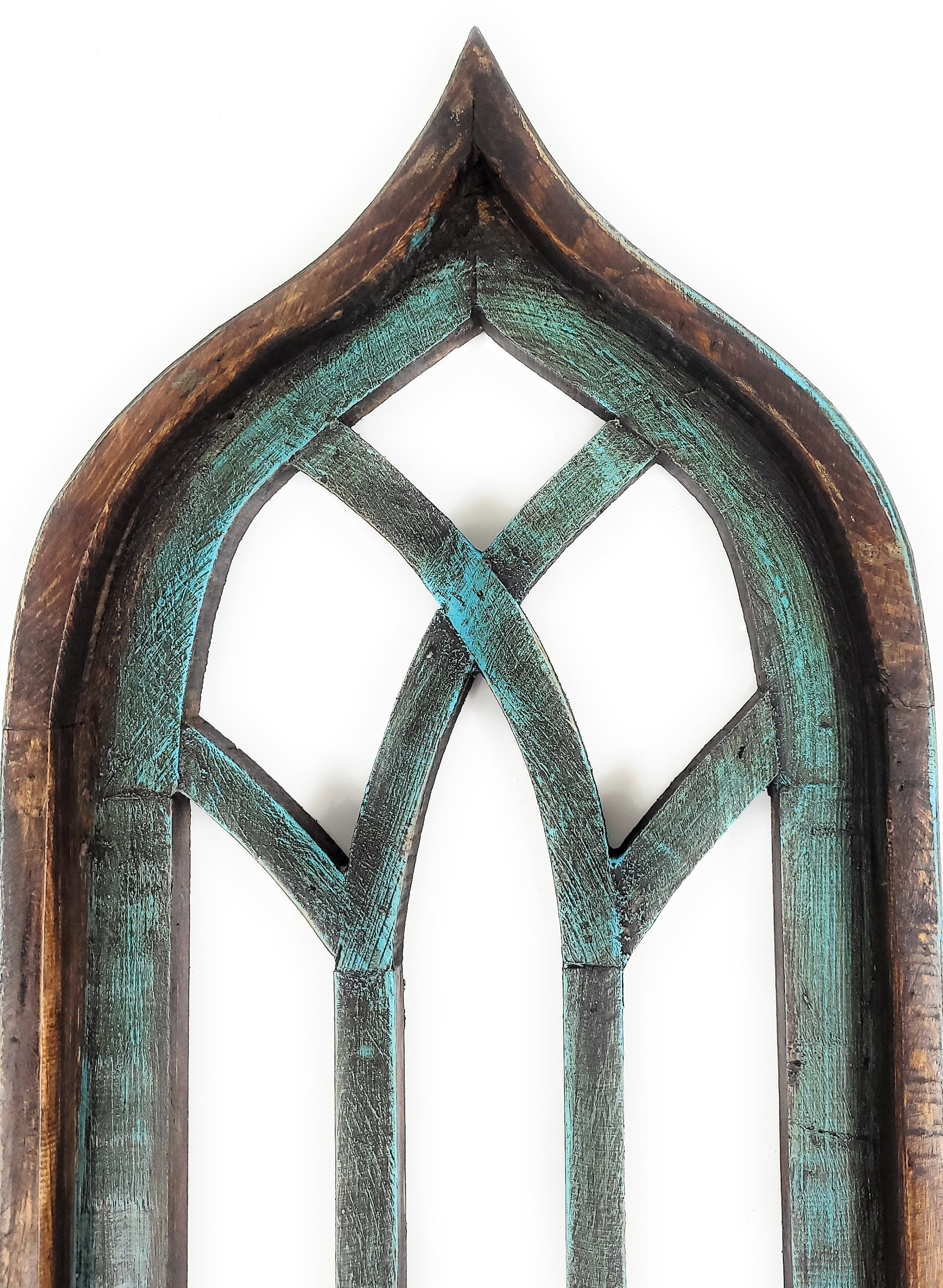 The Rustic Harmony Turquoise Farmhouse Rustic Wooden Wall - Etsy